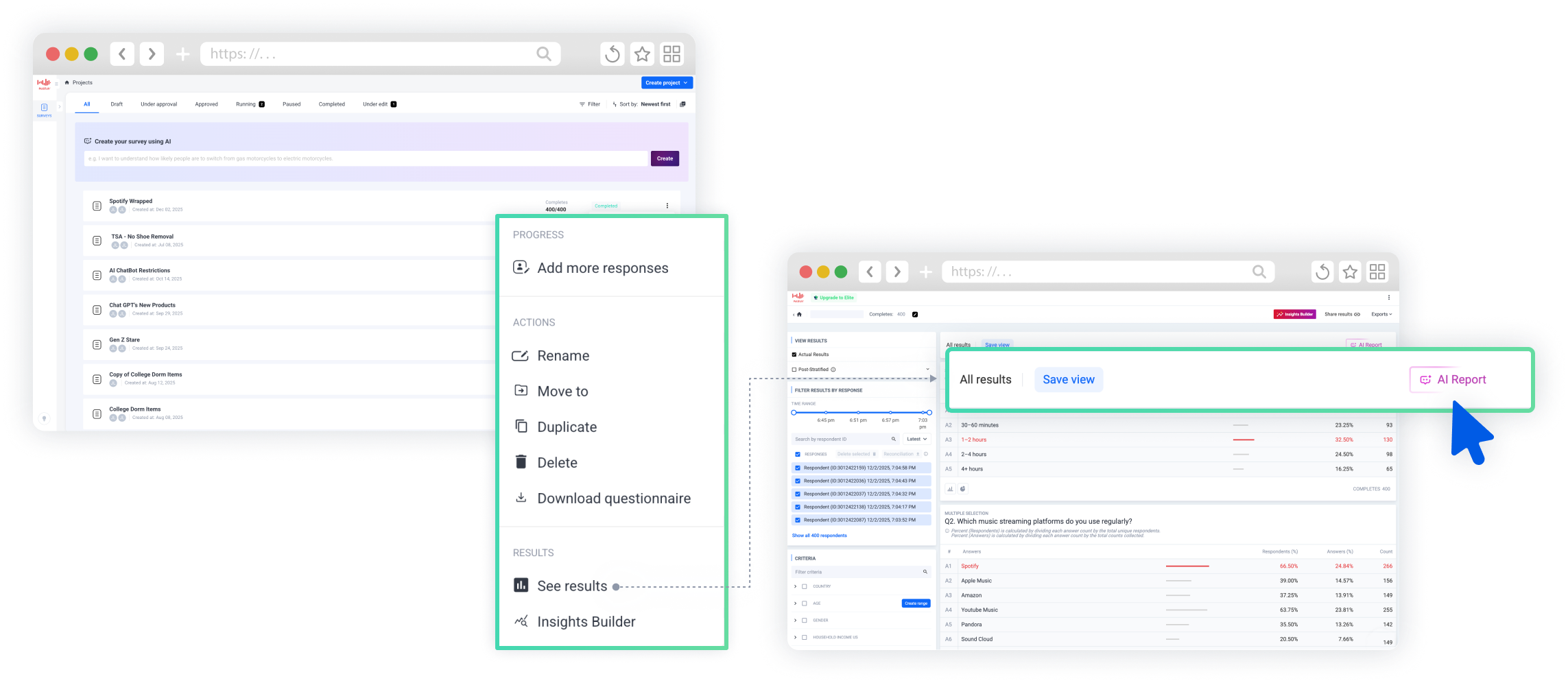 AI Survey Analysis: How to Automate Insights with a Pollfish AI Report - Pollfish Resources